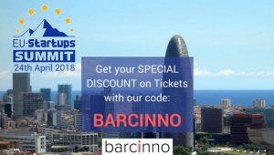 eu startups summit discount code - Barcinno